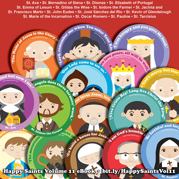 Happy Saints Cartoon Saints Artworks For All Saints Days