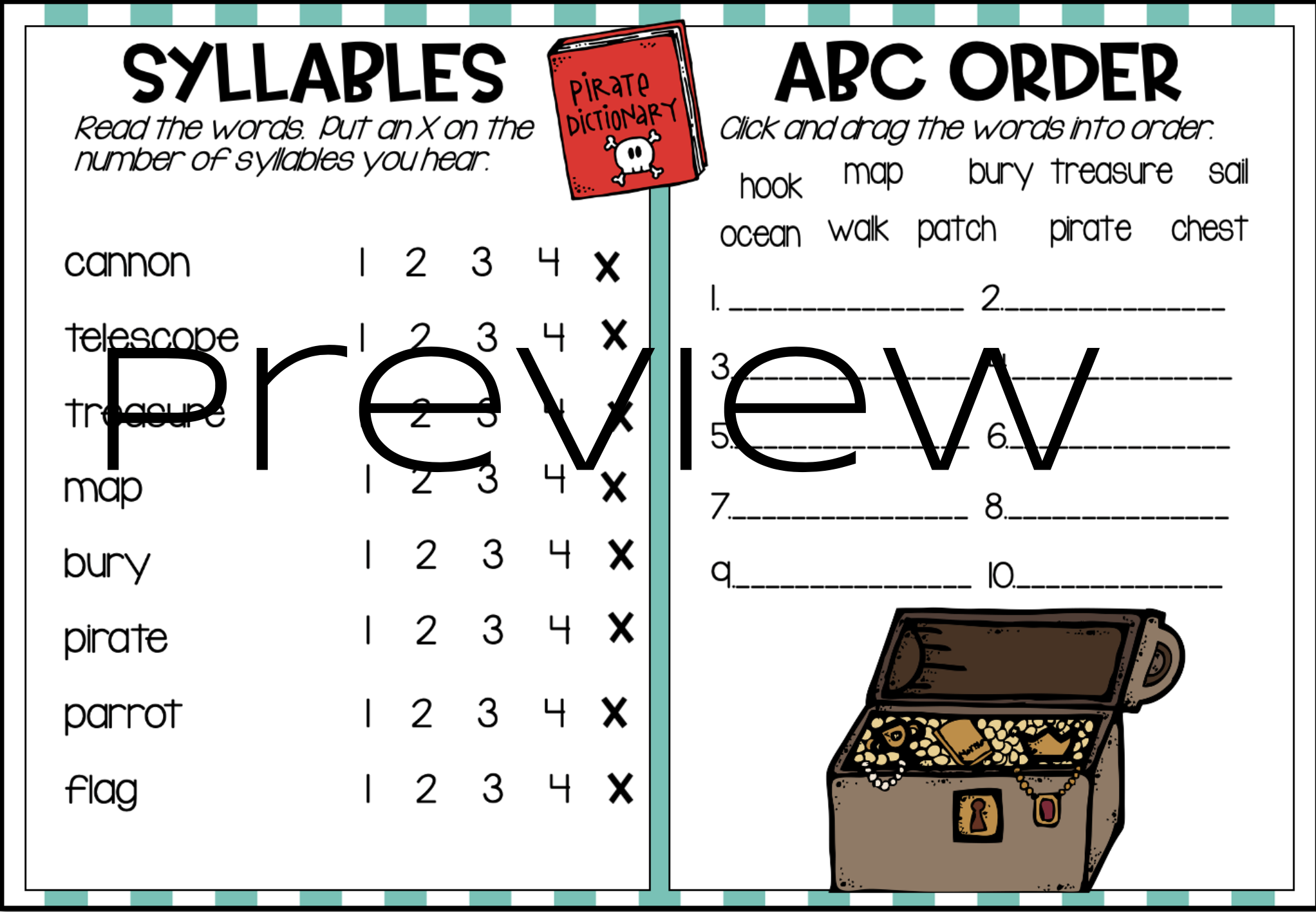 1st Grade Hip Hip Hooray!: Pp is for Pirate