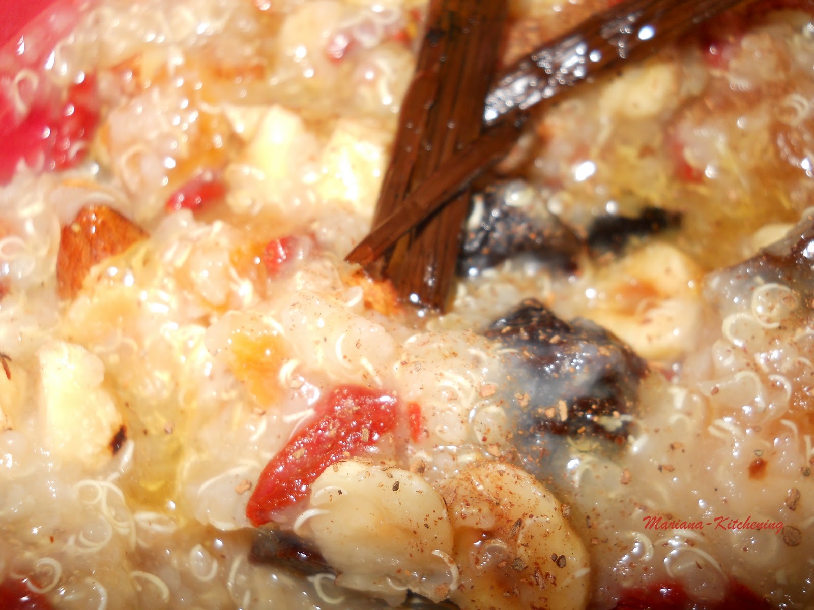 Budincă dulce de quinoa