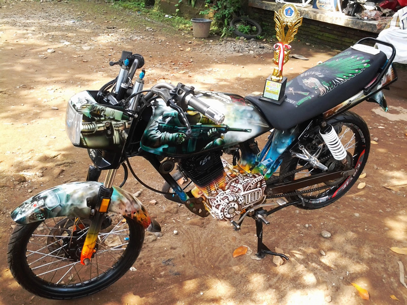 Kumpulan Foto Modifikasi Motor Honda GL Pro Terbaru - Otomotiva