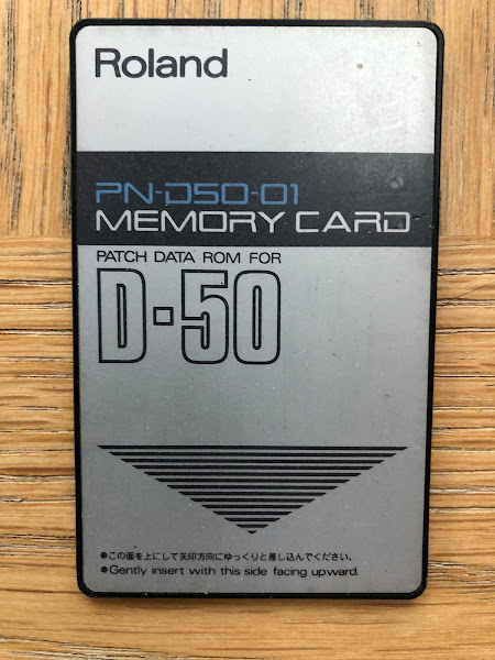 MATRIXSYNTH: Roland D50 ROM PCM Card Set + Bonus 16 Bank RAM Card