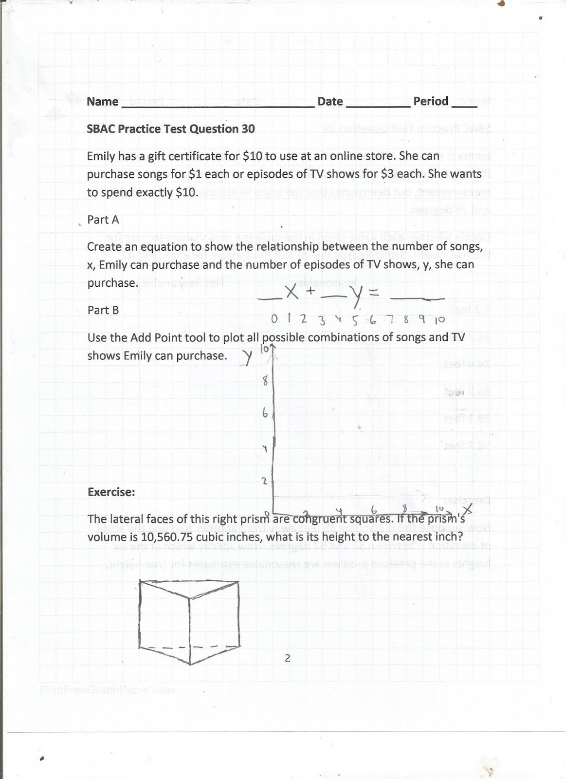 Geometry, Common Core Style: May 2019