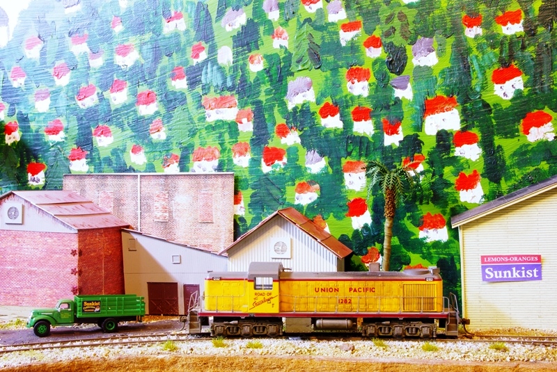 Model Railroad Miscellany: Background Flats And Low-Relief Buildings