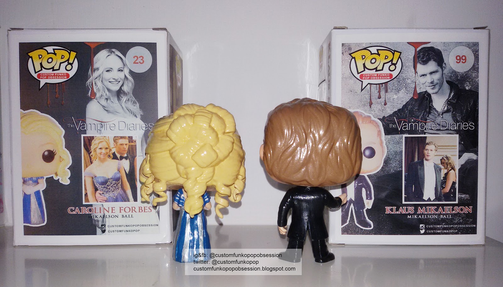 The Vampire Diaries - Klaroline Custom Funko Pop