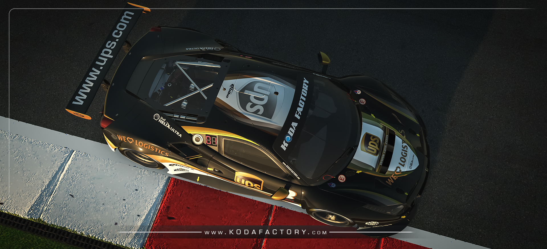 Koda Factory: UPS Ferrari 488 GTE | rFactor 2