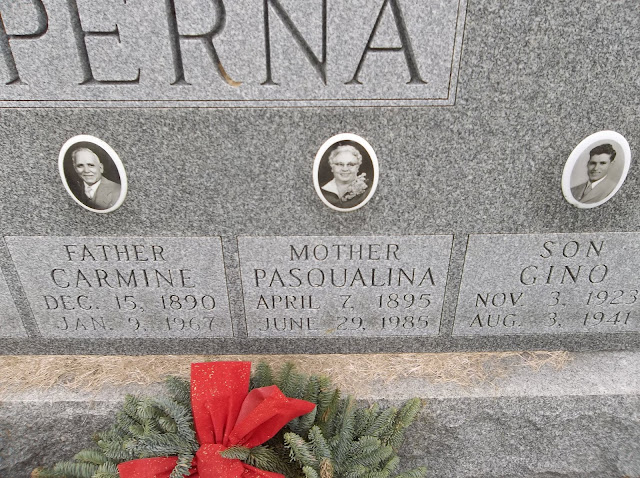 Travels of a Hobgoblin Taphophile: Perna Family - Mt. Calvary Cemetery