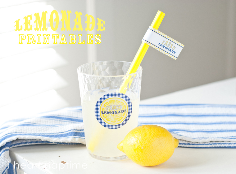 Musings of an Average Mom: Lemonaid Printables