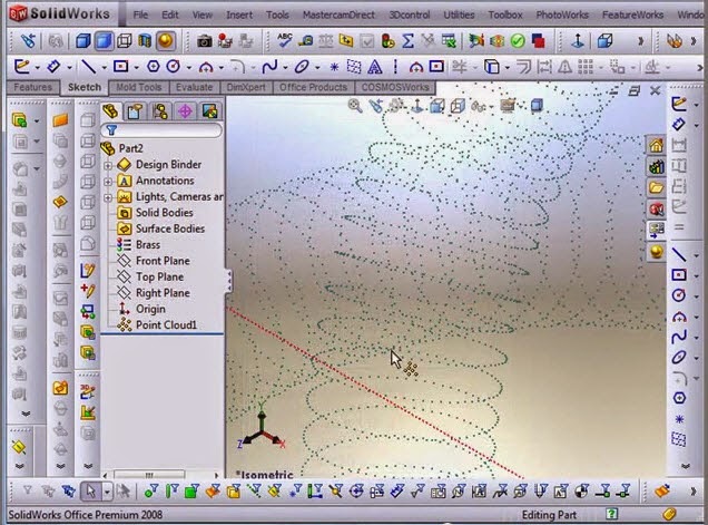 How to create point clouds in Matlab to Solidworks - SolidWorks Share