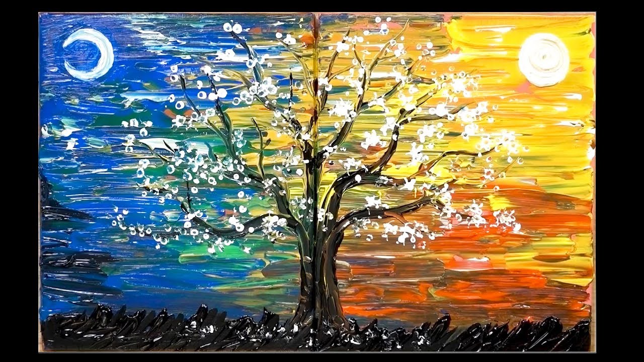 50+ Beautiful Tree Painting Ideas for Inspiration