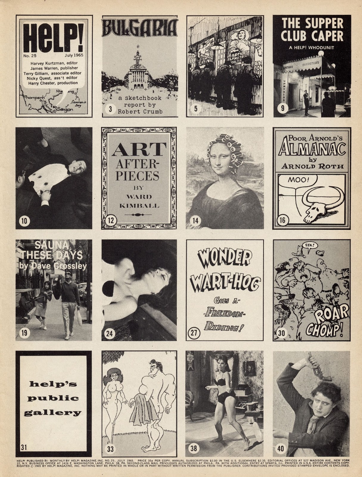 Last of the Spinner Rack Junkies: HELP! by Harvey Kurtzman with Robert ...