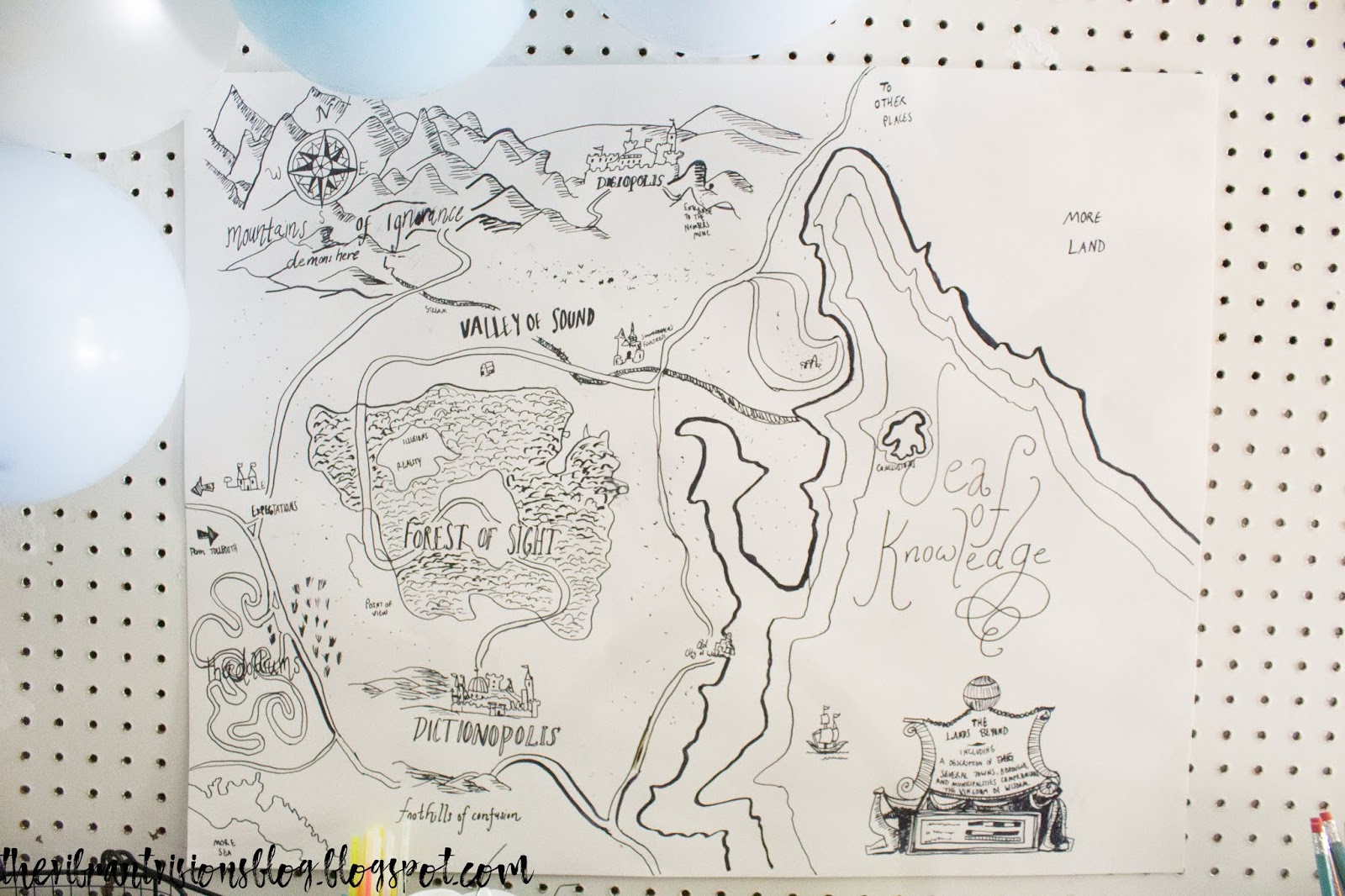 the Vibrant Visions blog: "The Phantom Tollbooth" Birthday Party