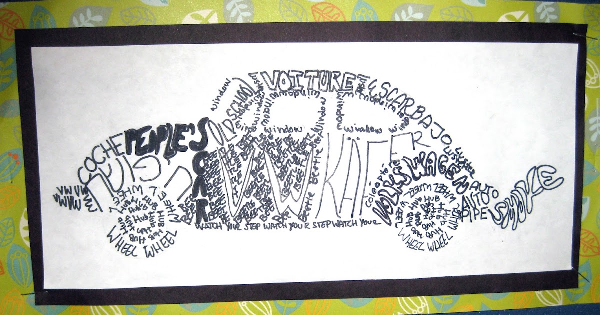 Mrs. Art Teacher!: fun with calligrams