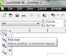 Mengenal cara kerja Pick tool pada coreldraw - Berbagi Logo