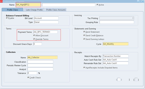 Oracle Applications: Oracle Receivables Balance Forward Billing