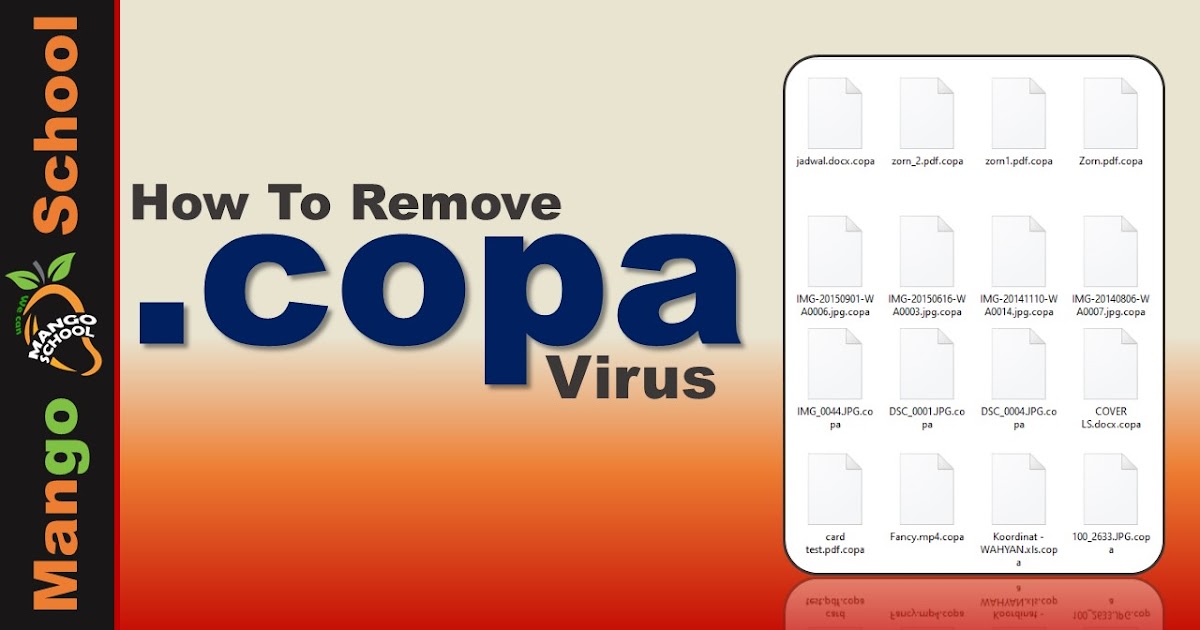 How to remove COPA ransomware file virus?