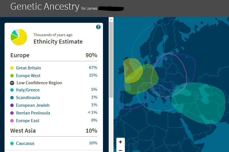 Genealogical Musings: Review of AncestryDNA's New Ethnicity Estimate ...