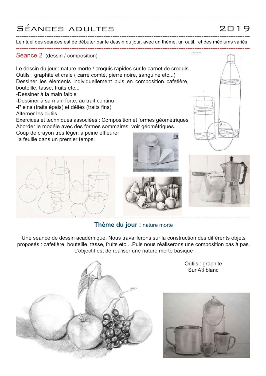 L'ATELIER D'AhN-Cé: programme des séances d'arts-visuels à l'atelier ...