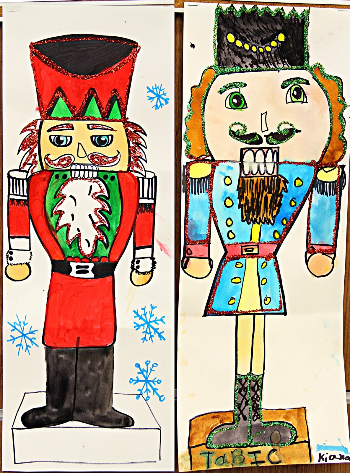 smART Class: Winter One Day Projects "Nutcrackers" and "Penguins"