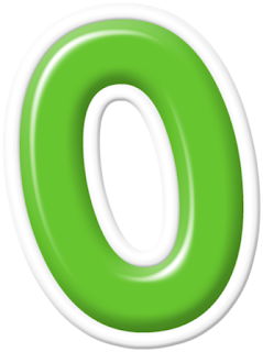 MOLDES DE LETRAS Y NÚMEROS: IMÁGENES DE MOLDES DE NÚMEROS EN COLOR VERDE