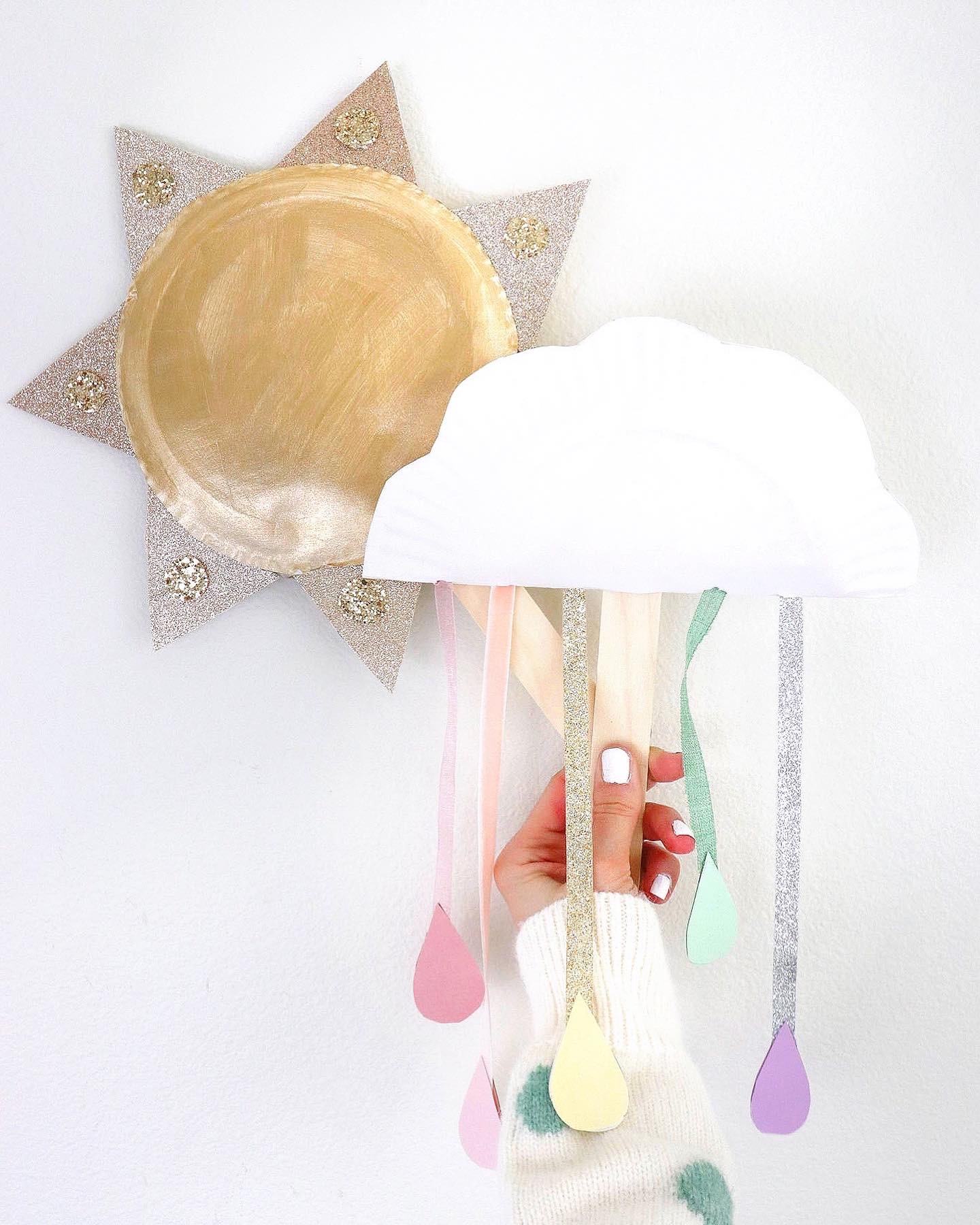 MAMA Jots: Sun + Rainbow || Paper Plate Craft + Toy
