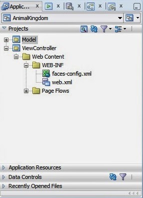 Oracle Fusion Middleware - ADF: Creating Java EE Application and using ADF Hierarchy Viewer