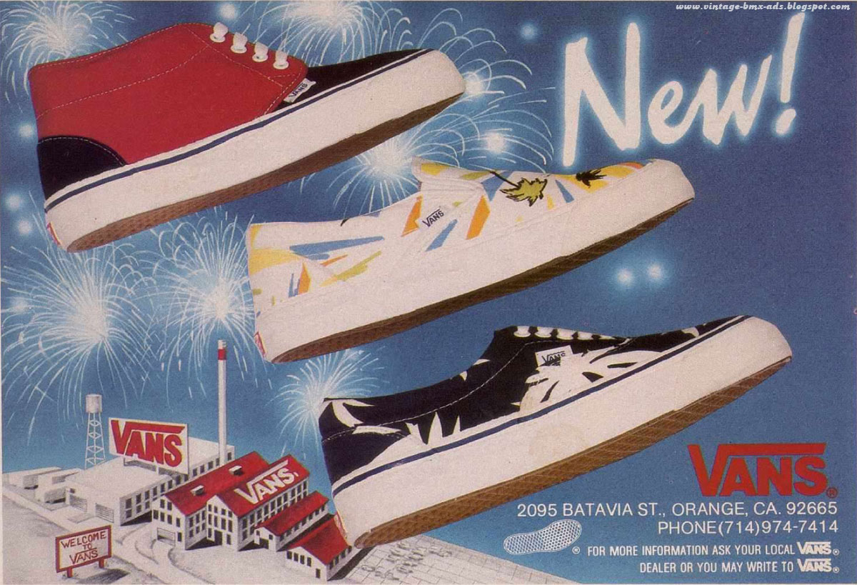 Vintage BMX Ads: New! VANS