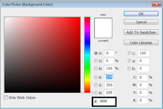 Cara Memasukan Code Warna di Photoshop