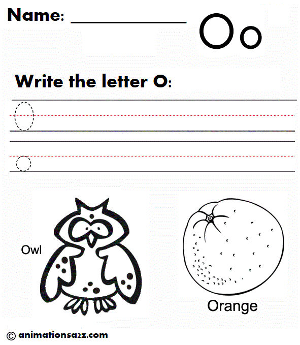 Coloring and practicing pages- Tracing English letters