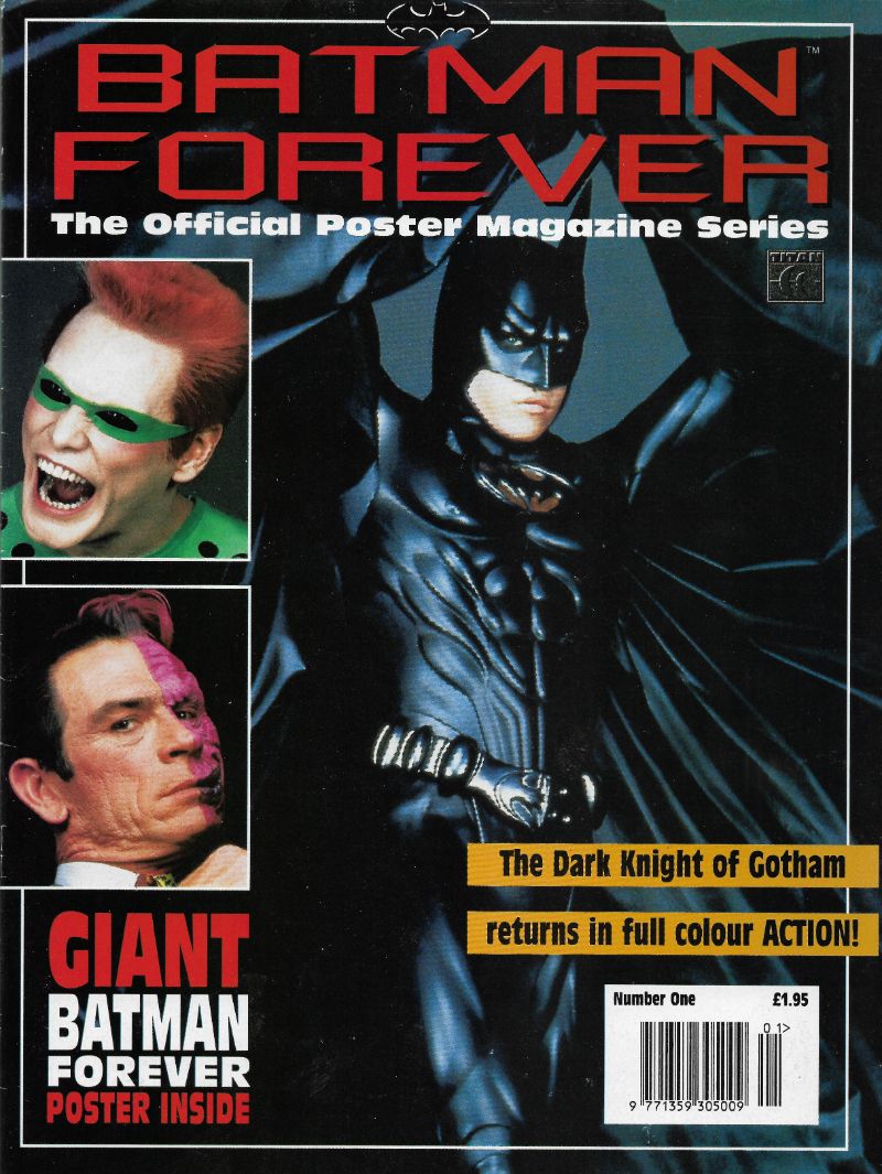 1995 Batman.com : Magazine Article: Batman Forever Official Poster ...