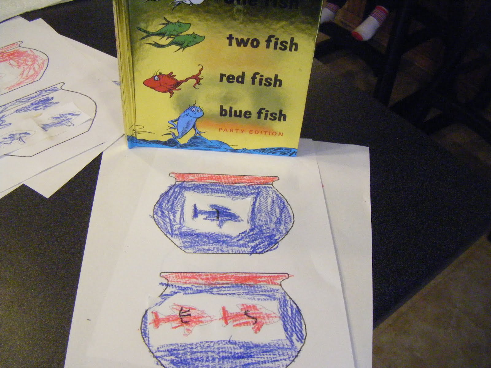 ABC's of Jess's house: One Fish ,Two fish ,Red fish Blue Fish and March ...