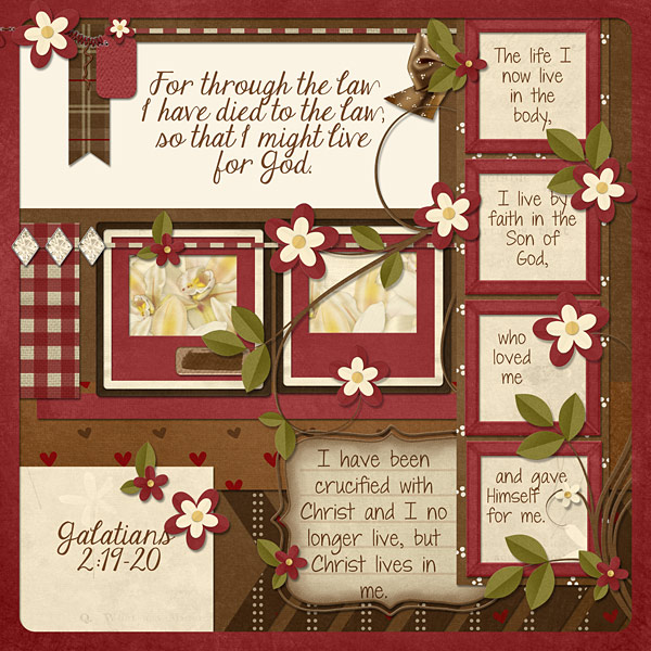 Layout for Today: Crucified with Christ