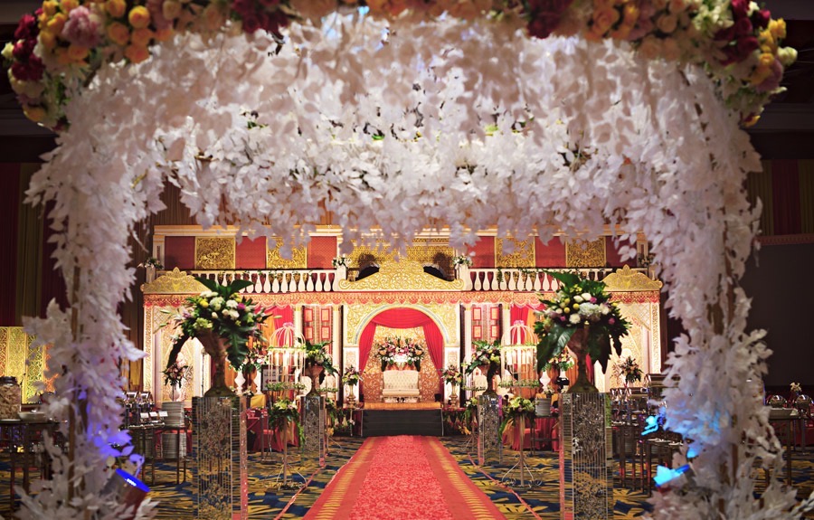 10 inspirasi pelaminan melayu modern