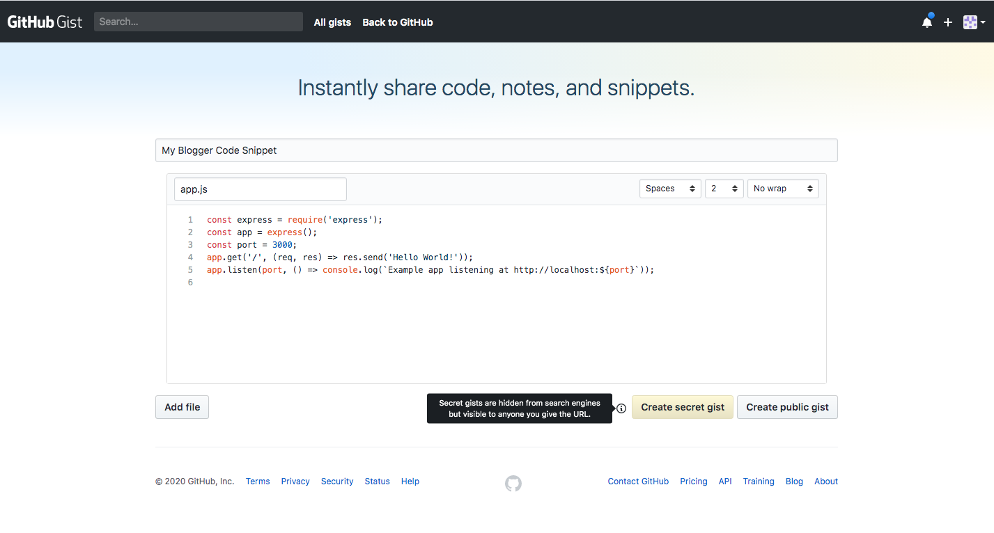 Adding Code Snippet in Blogger Post Adding Code Snippet in Blogger Post