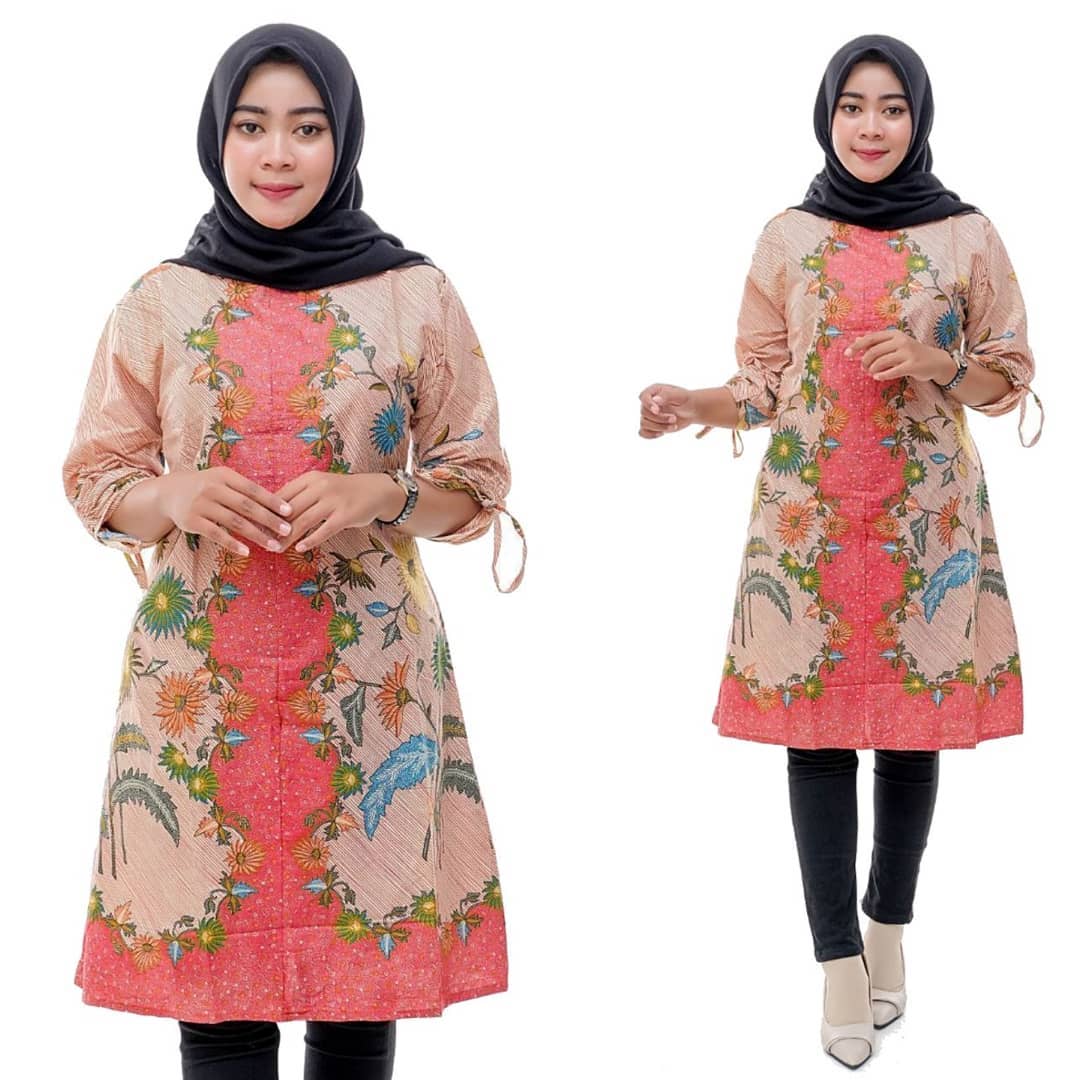 Model Atasan Batik Wanita Modern Terbaik 2020 Desain Paling Mewah ...