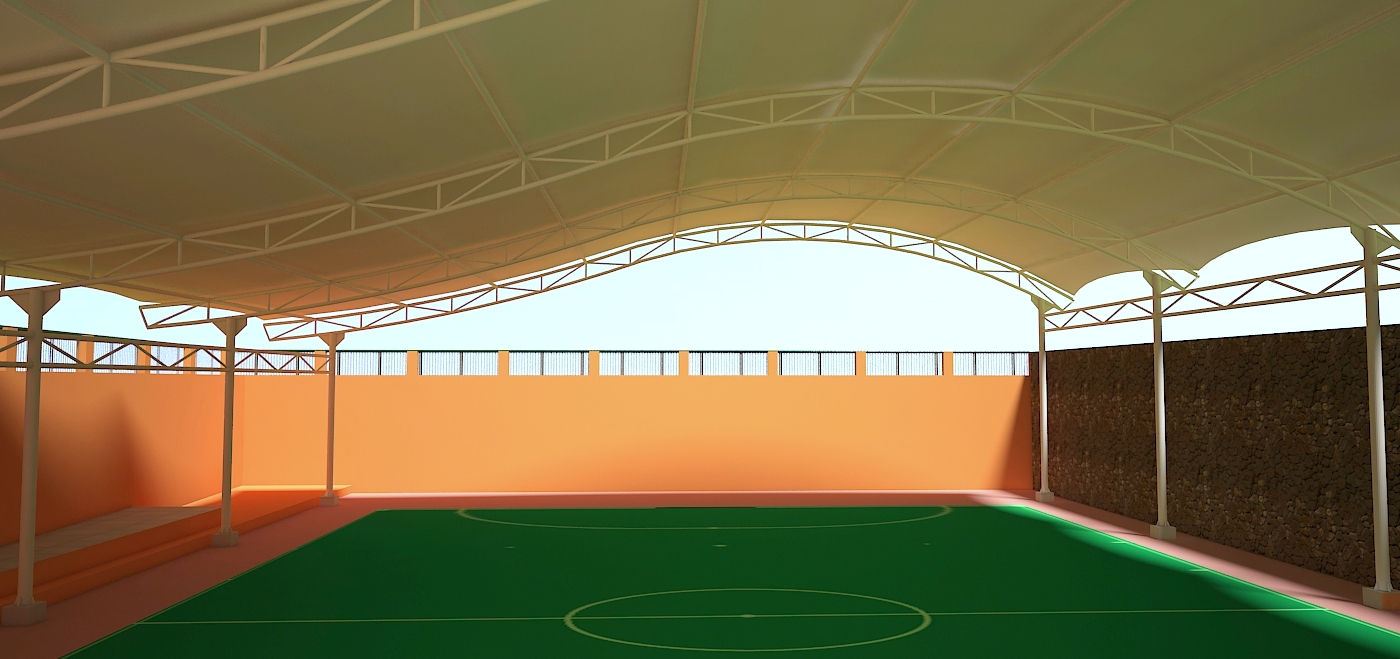 Atap Membrane untuk GOR & Lapangan