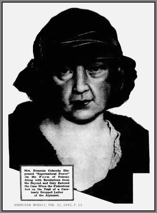 Unknown Gender History: Erminia (Big Emma) Colavito, Serial Killer ...
