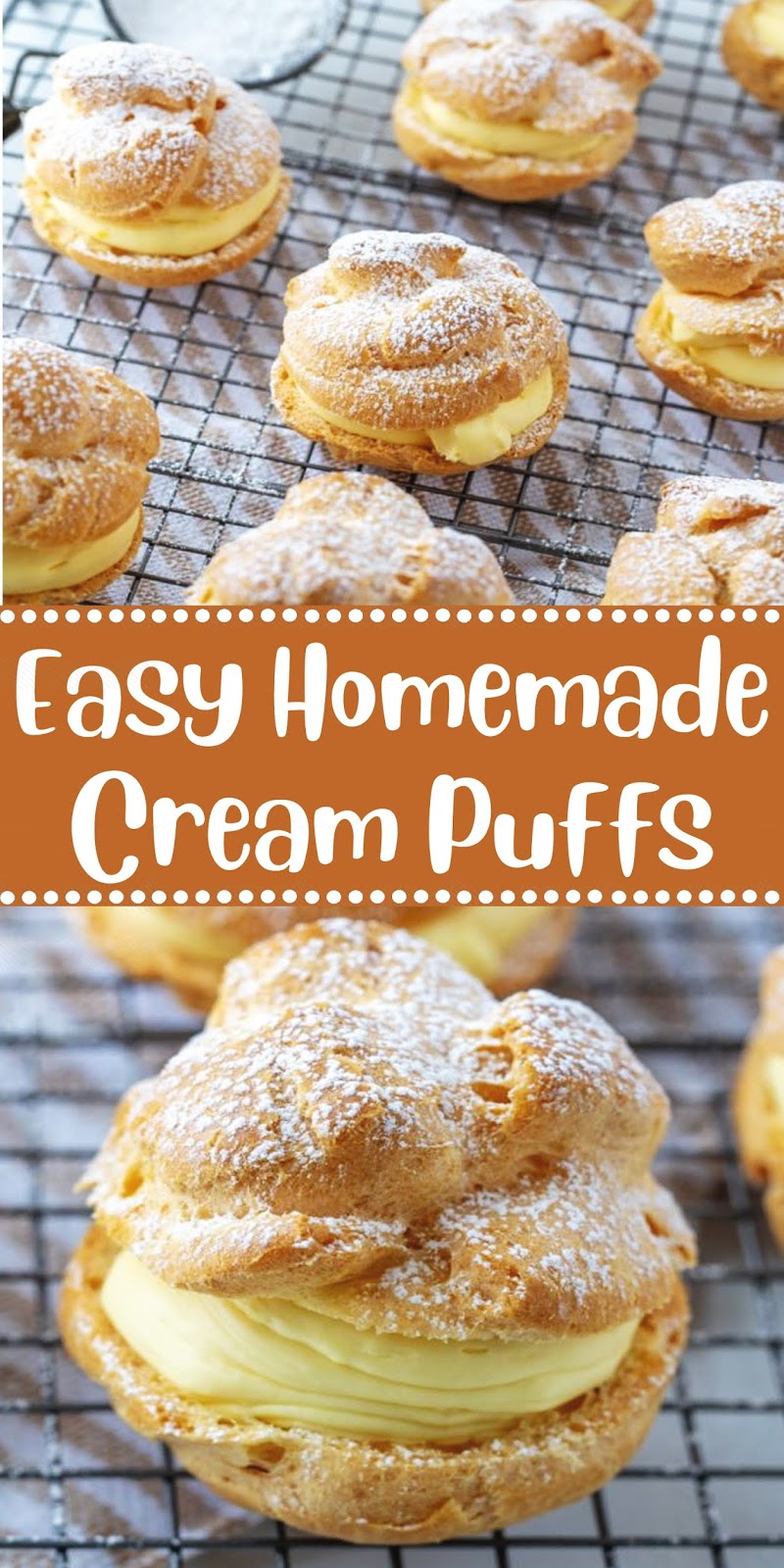 Easy Homemade Cream Puffs - Jolly Lotus