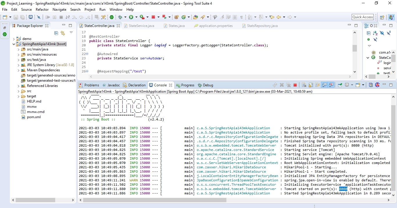 A Rest Api With Spring Boot Using Json Mysql And Jpa