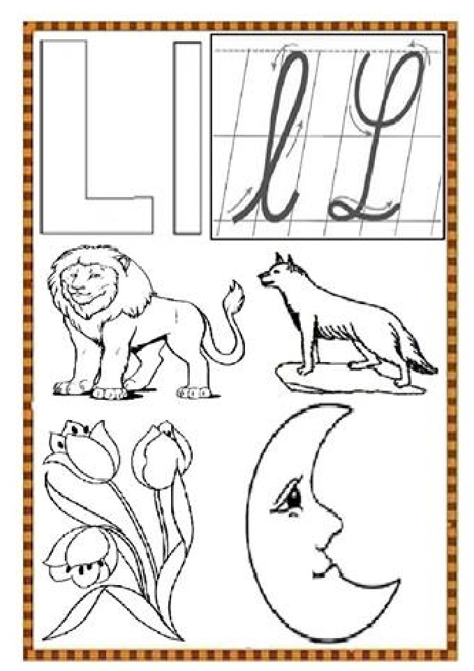 EDUCATIA CONTEAZA : PLANSE CU LITERE - DE COLORAT