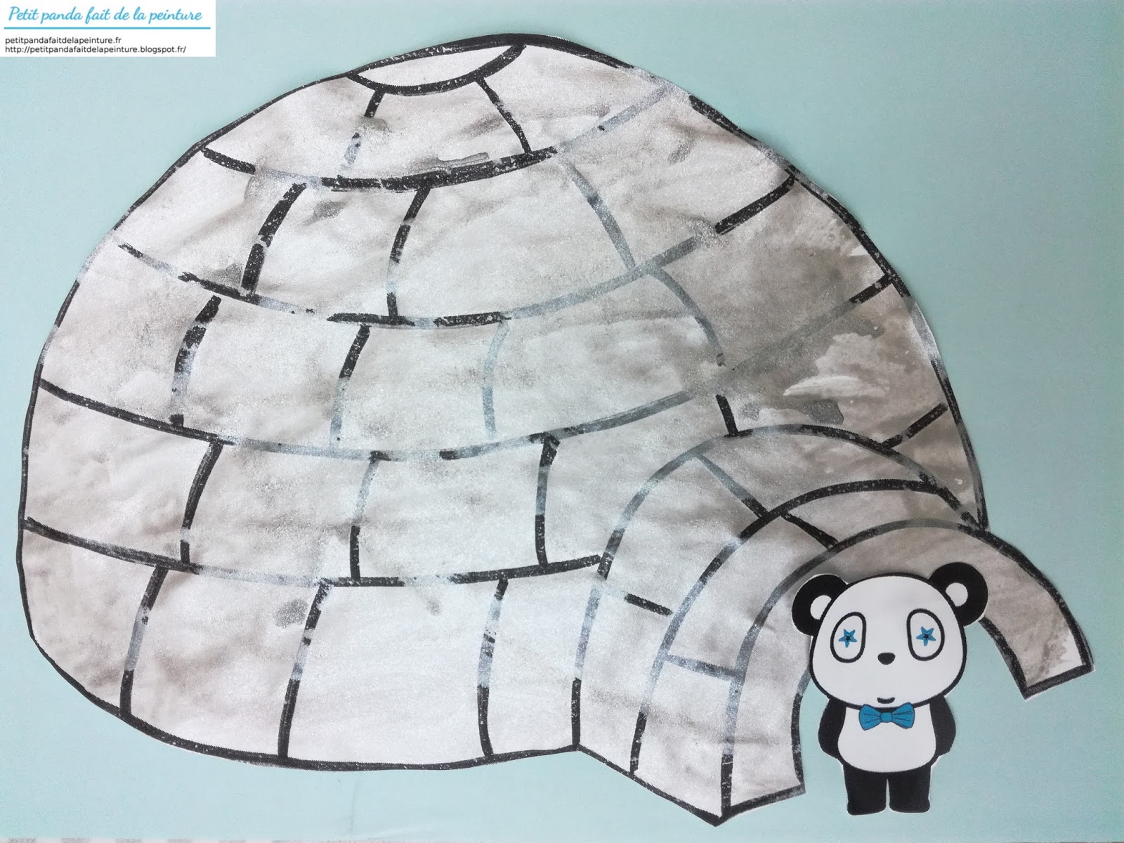 Petit Panda fait de la peinture: THEME HIVER : UN IGLOO A LA PEINTURE ...