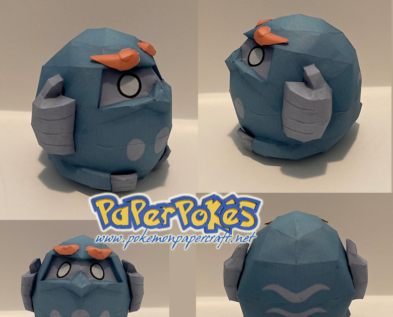 PaperPokés - Pokémon Papercraft: DARMANITAN ZEN