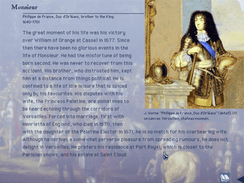 The Collection Chamber: VERSAILLES 1685: A GAME OF INTRIGUE