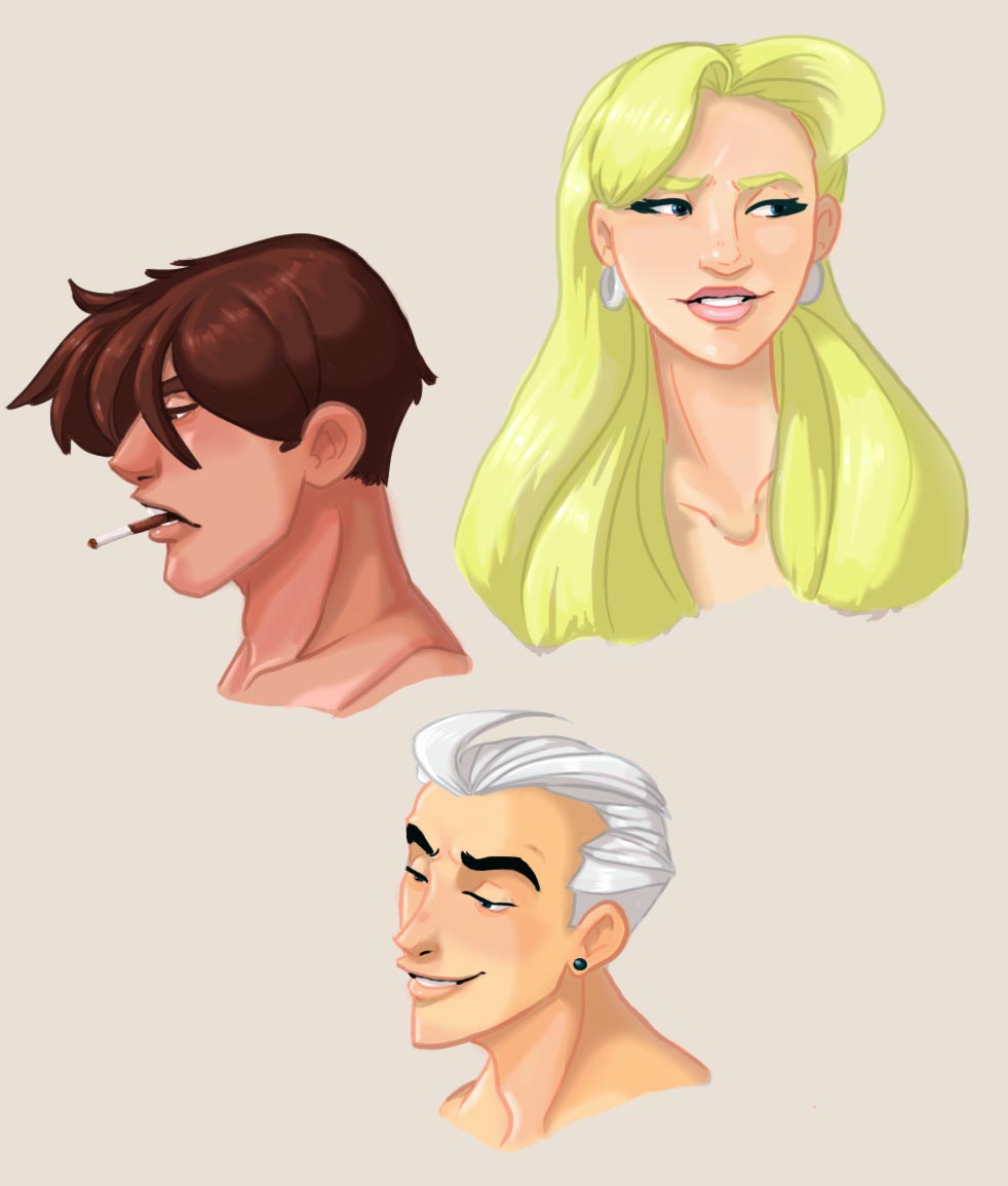 Talia Ellis and the Sketch-a-Day Blog: SADC: Characters I'm Addicted to ...