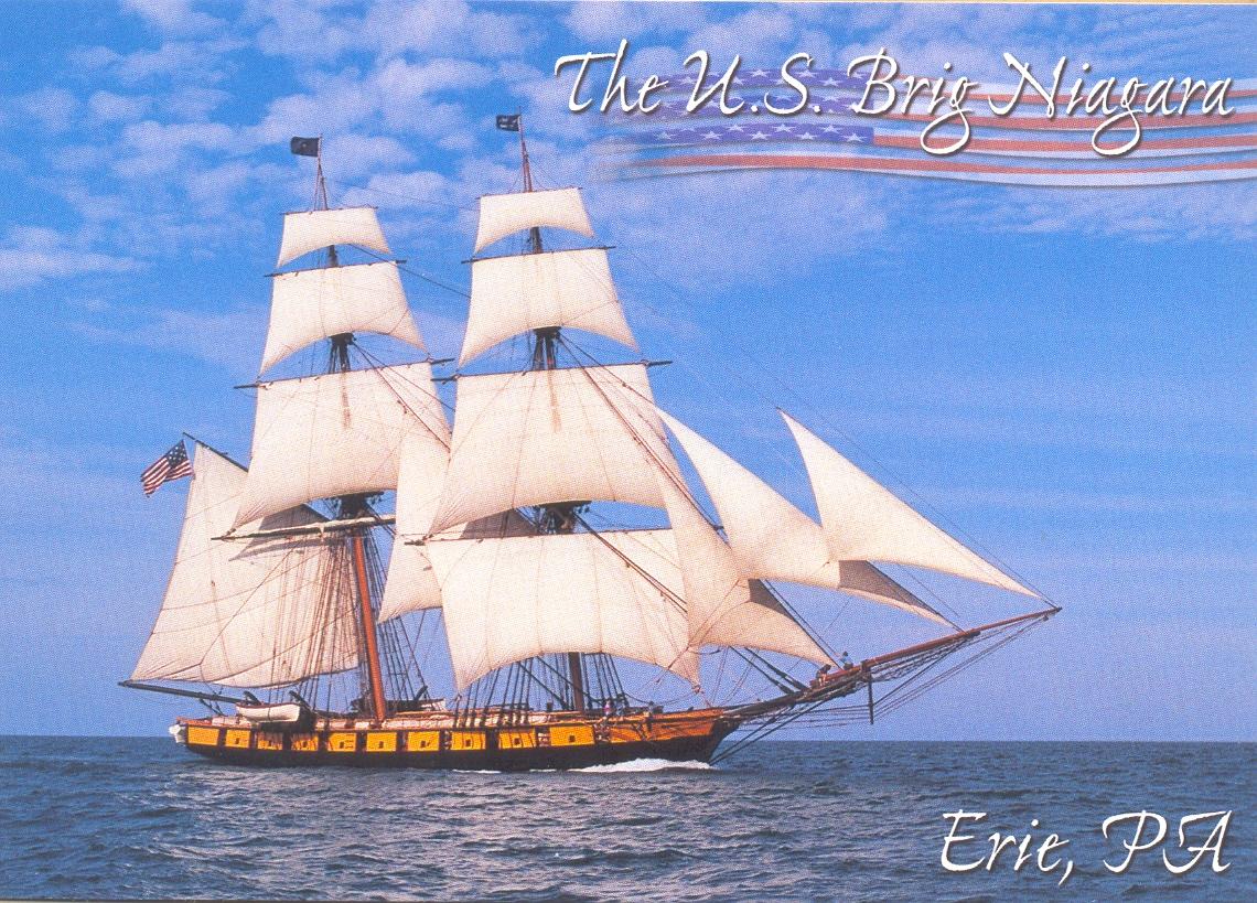 My Picture Postcards: US Brig Niagara