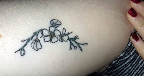 Tattoosday (A Tattoo Blog): Jennie's Pear Tree Blossom