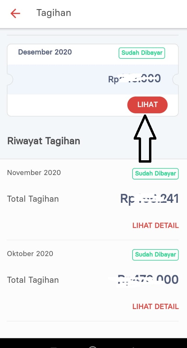Cara Download Bon Faktur Transaksi Pembayaran Indihome Melalui Aplikasi ...