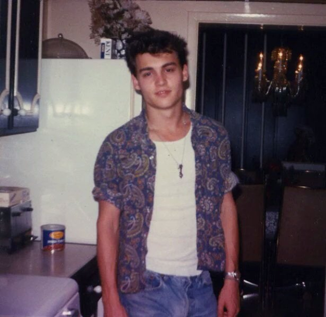 Rarely Seen Photos of Johnny Depp During His High School ~ Vintage Everyday