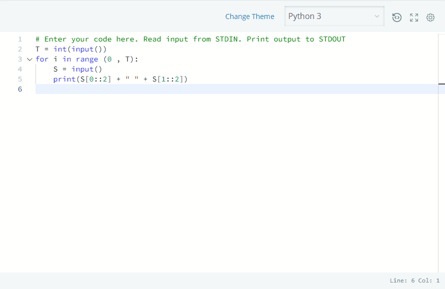 Day 6 Lets Review 30 Days Of Code Hackerrank Solution Sloth Coders
