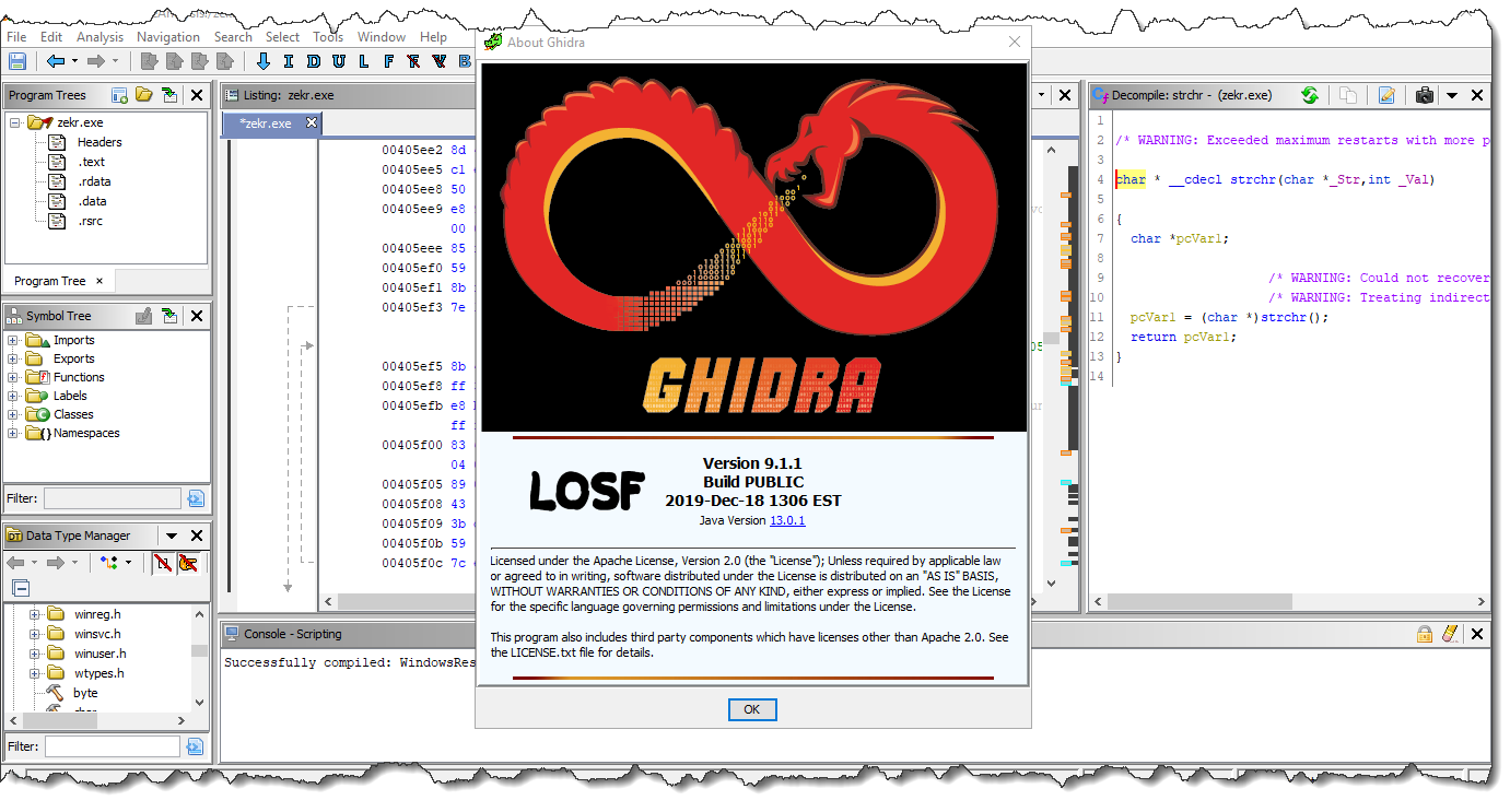 Ghidra Software Reverse Engineering (SRE) Framework yang di buat Oleh Ghidra Software Reverse Engineering (SRE) Framework yang di buat Oleh