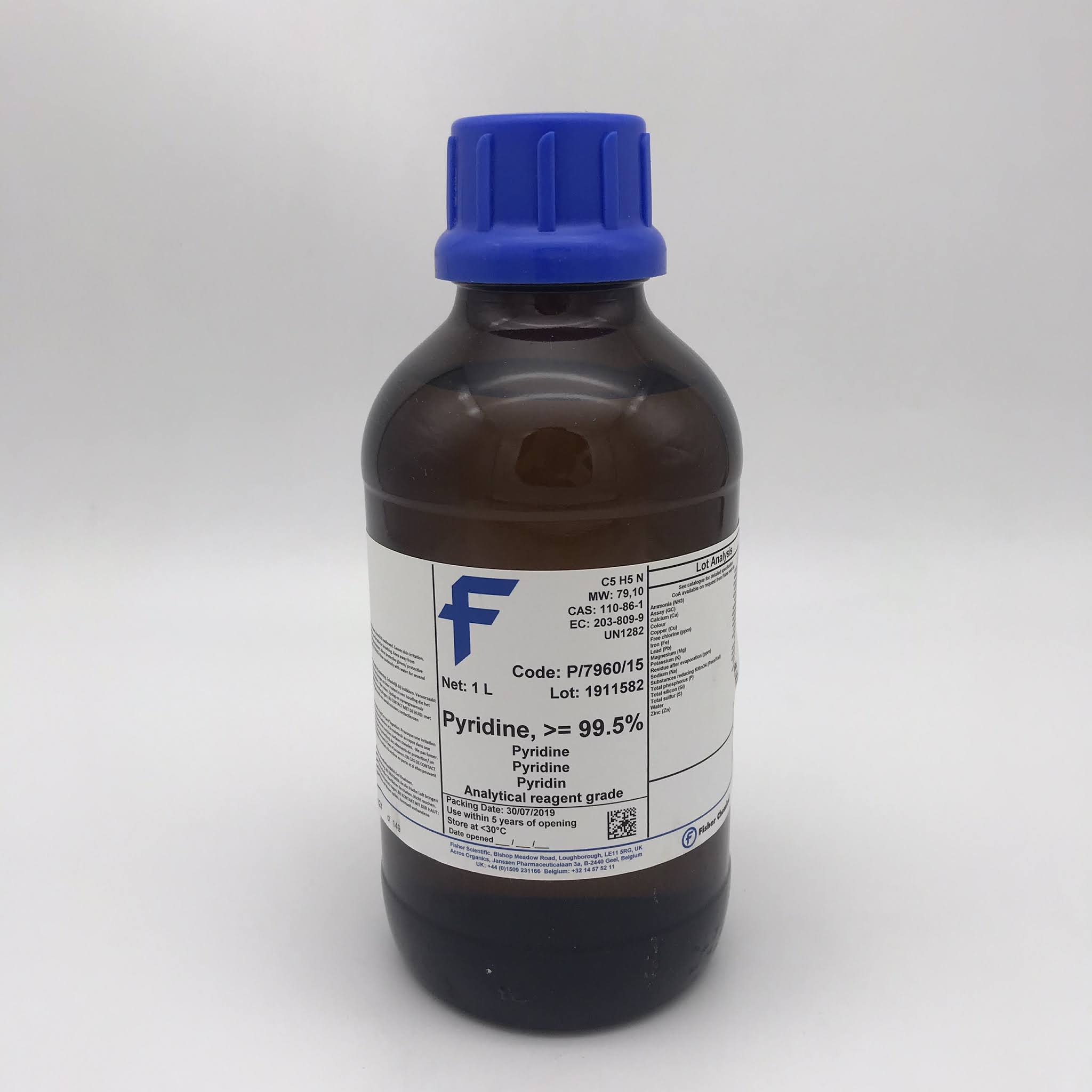 Pyridine >=95% (Analytical Reagent Grade)